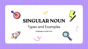 Singular Noun Types and Examples: Definition Guide